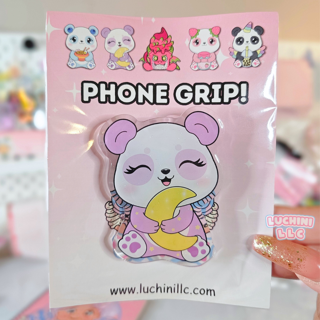 Lavender Panda Phone Grip – Luchini